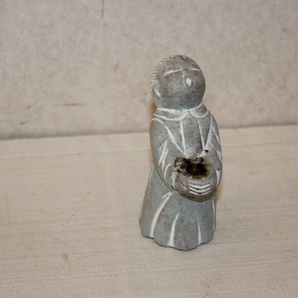 Accents | Isabel Bloom Singing Inuit Angel Concrete Candle Holder ...